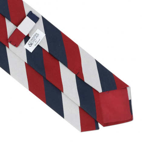 Cravate Club Bleu Rouge Blanc 54747 | Swann